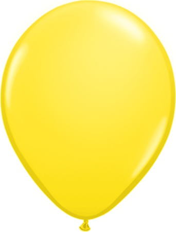 Qualatex Standard Yellow Latex Balloons – Bargain Balloons Canada