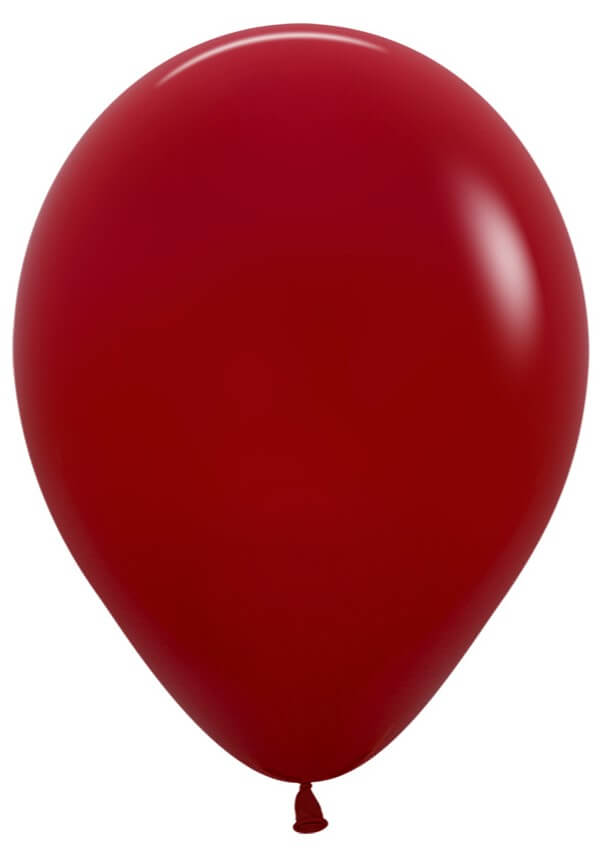 Sempertex Betallic Deluxe Imperial Red Latex Balloons – Bargain ...