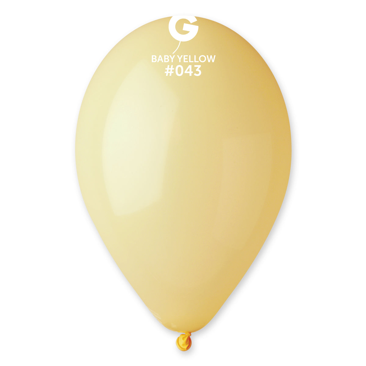 Gemar Standard Baby Yellow Latex Balloons – Bargain Balloons Canada