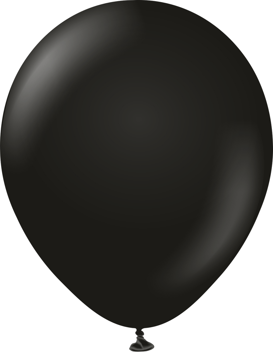 Kalisan Standard Black Latex Balloons – Bargain Balloons Canada