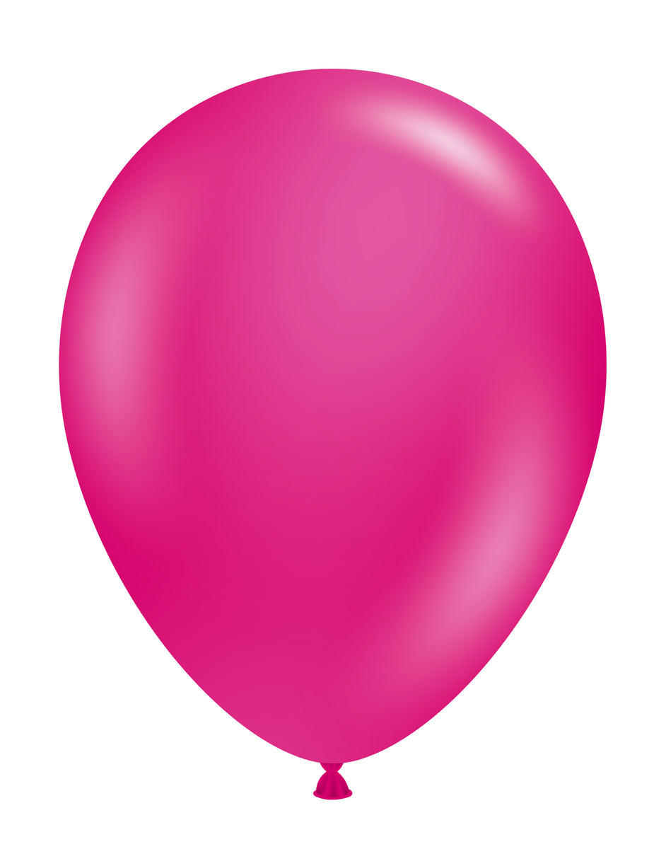 Tuftex Jewel Crystal Magenta Latex Balloons– Bargain Balloons Canada