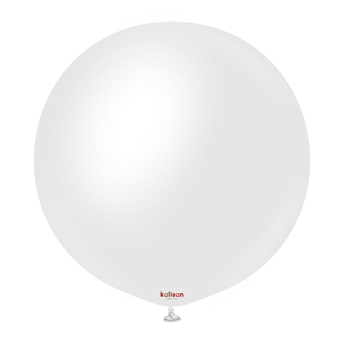 24" Kalisan Latex Balloons Opaque Satin Snow White (5 Per Bag)– Bargain ...