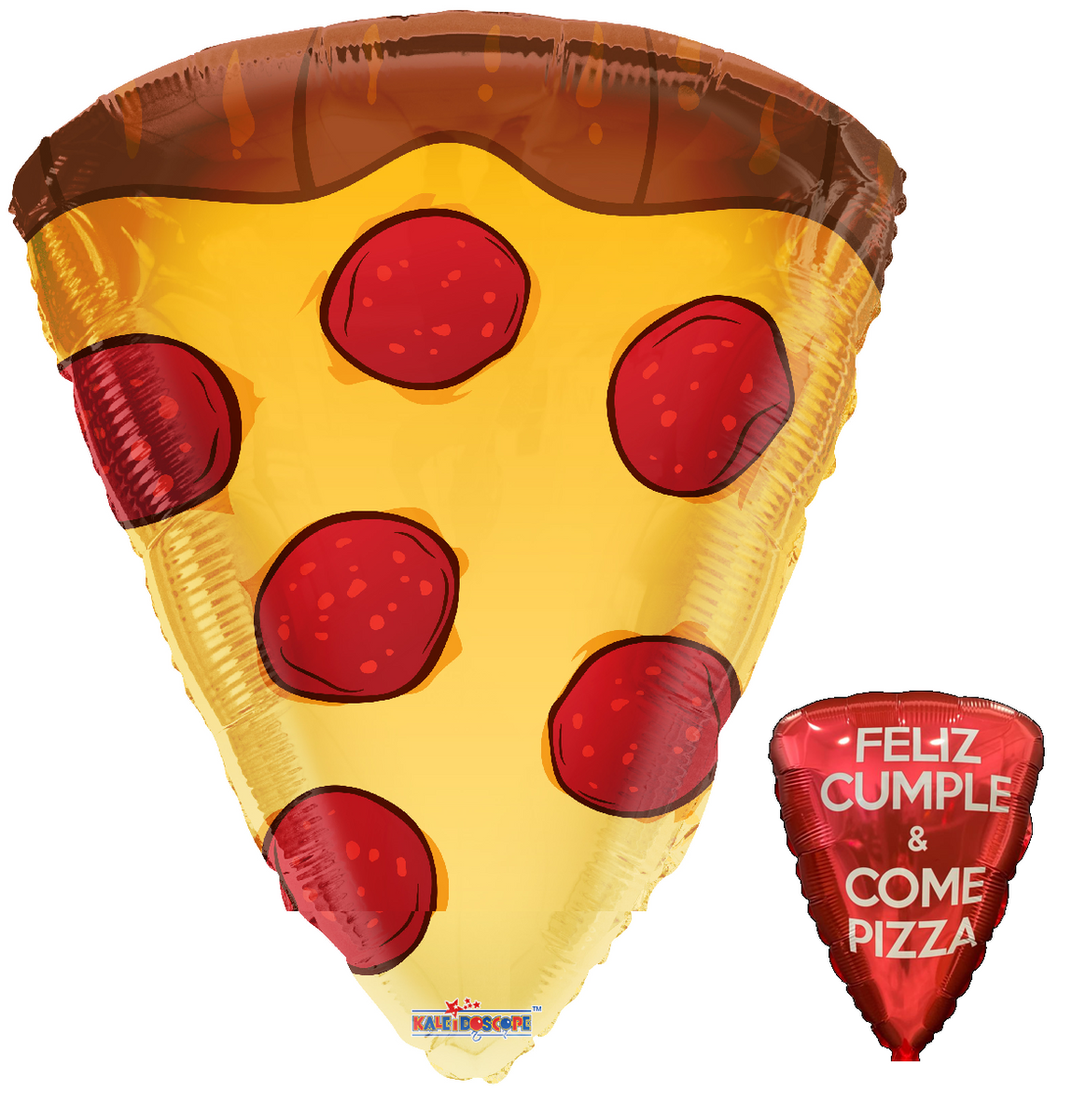 18" Cumple Pizza E Shape (Spanish) Foil Balloon – Bargain Balloons Canada