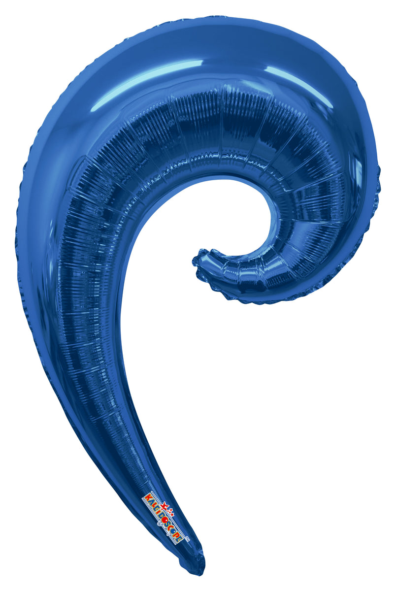 36" Kurly Wave Blue Foil Balloon – Bargain Balloons Canada