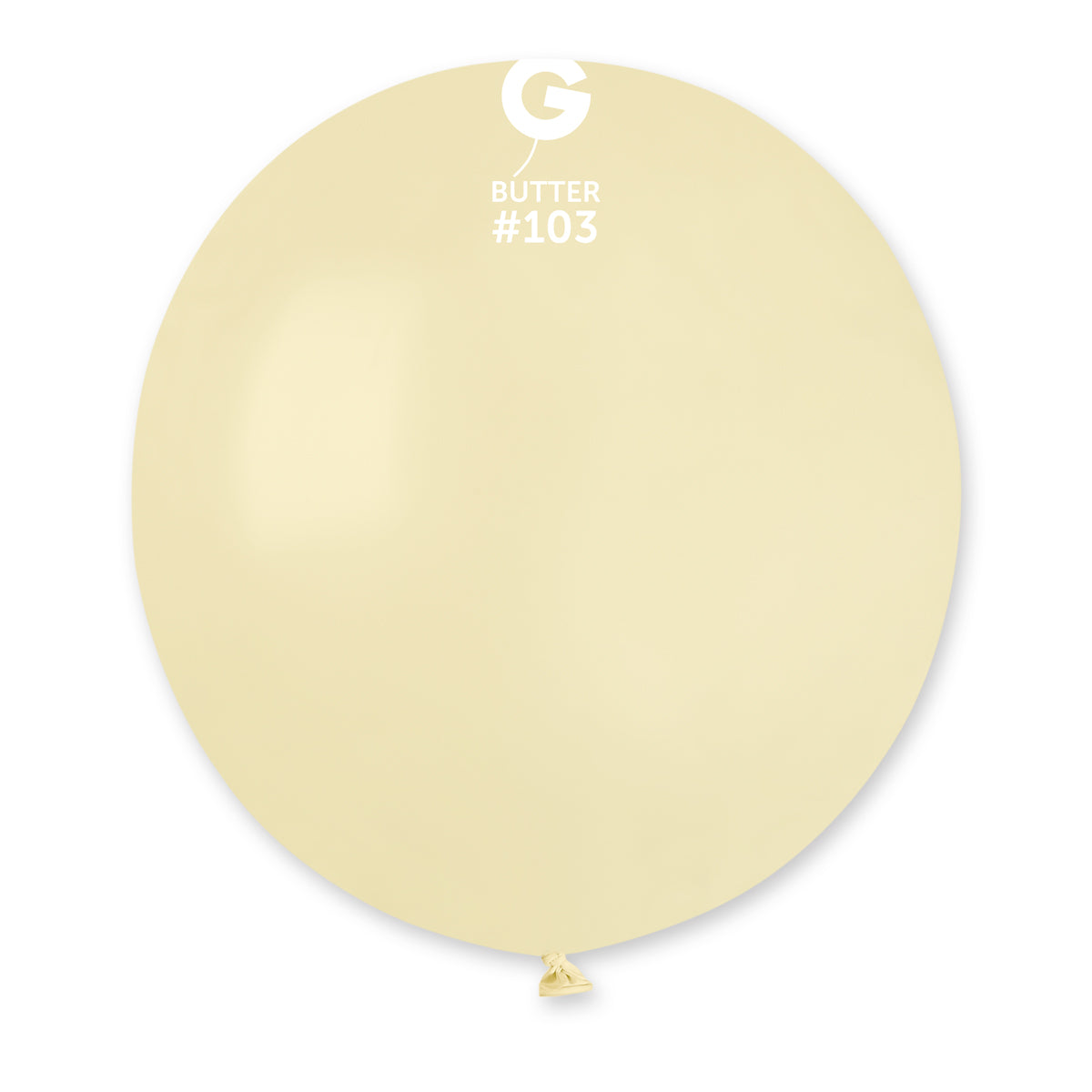 19" Gemar Latex Balloons (Bag of 25) Standard Butter – Bargain Balloons ...