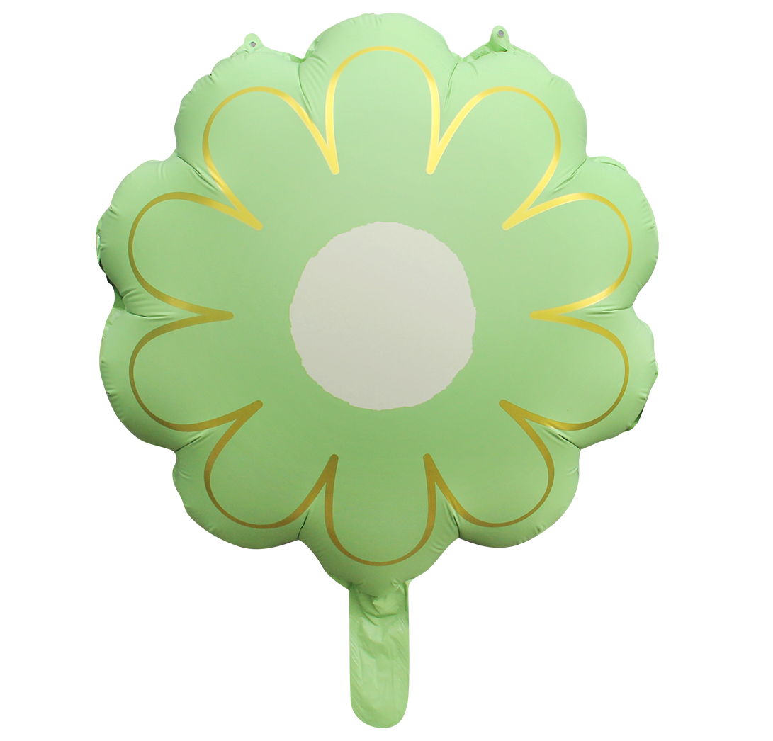 20" Matte Daisy Flower Foil Balloon Green – Bargain Balloons Canada