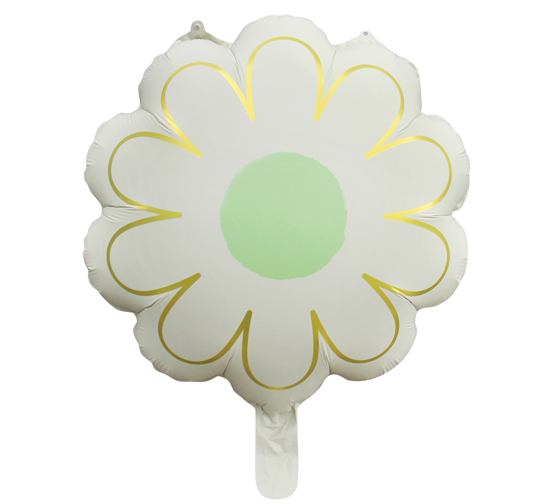 20" Matte Daisy Flower Foil Balloon Cream/Ivory – Bargain Balloons Canada