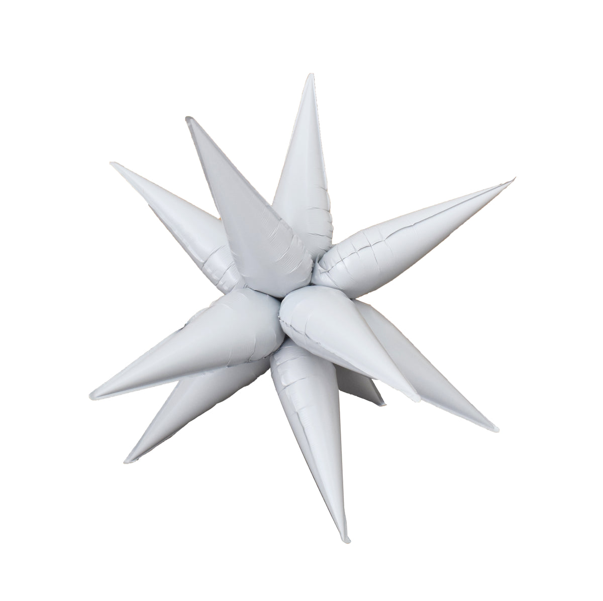 27.5" Colour Wheel Brand Foil Starburst Balloon White – Bargain ...