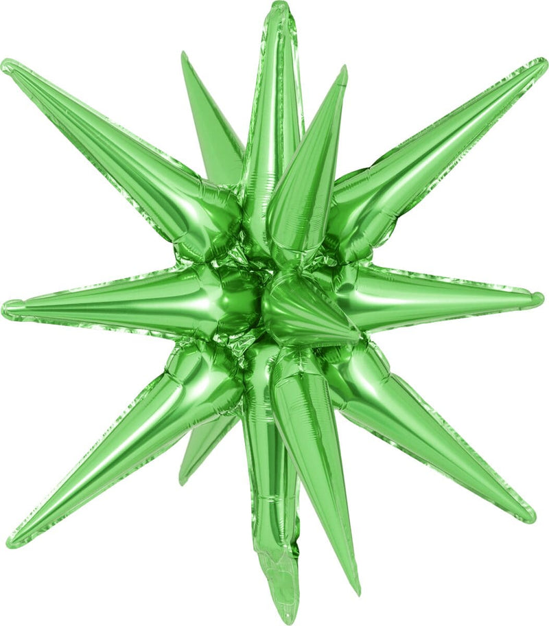 22" Decochamp Brand Starburst Green Foil Balloon – Bargain Balloons Canada