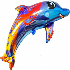36" Multicolor Dolphin Jumbo Balloon – Bargain Balloons Canada