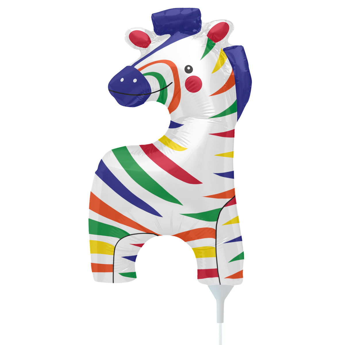 14" Airfill Only Self Sealing Balloon Wee Zebra – Bargain Balloons Canada