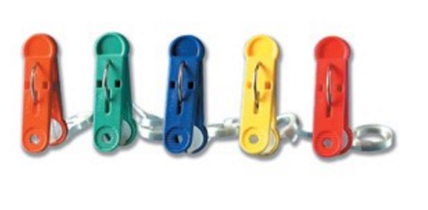 16 Gram Clip-N-Balloon Weights Primary Assorted(50 Count) With Ribbon ...