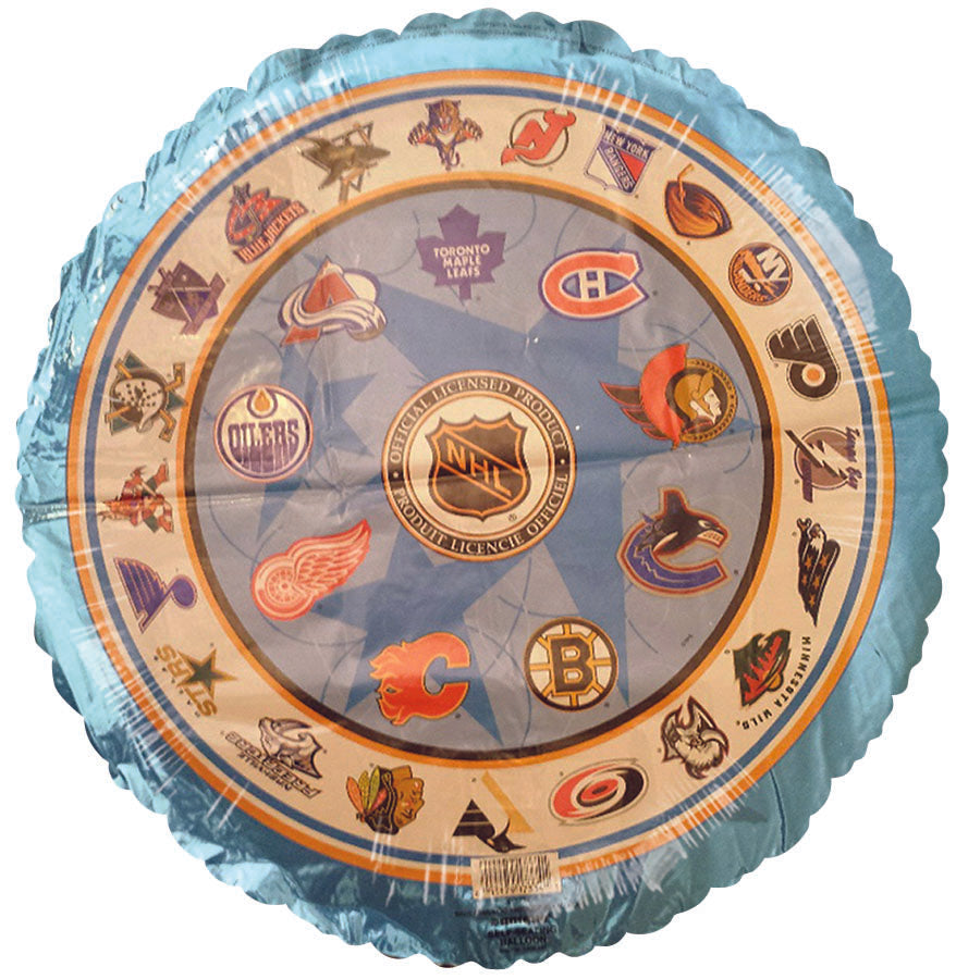 18" NHL Hockey LOGOS Balloons – Bargain Balloons Canada