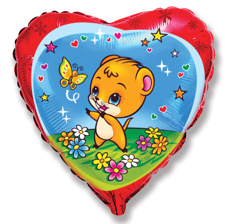 18" Happy Hamster Balloon (Balloon Is Blue Border, Not Red) – Bargain ...