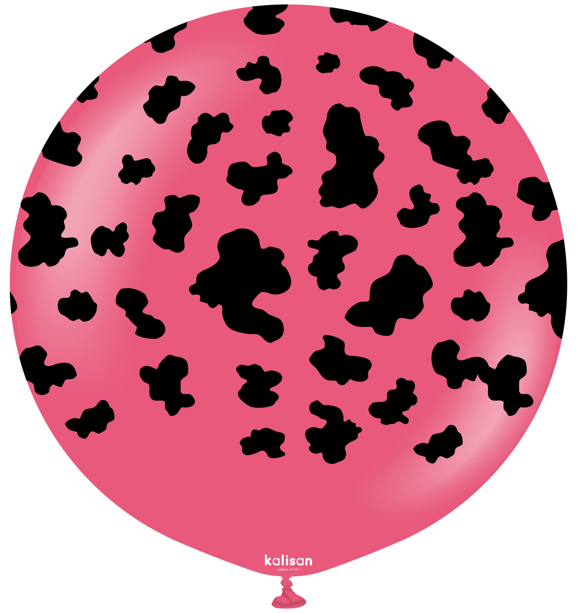 24" Kalisan Safari Cow Fuchsia Latex Balloons - 1 Pack – Bargain ...