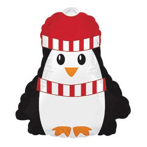 12" Airfill Only Winter Penguin Foil Balloon – Bargain Balloons Canada