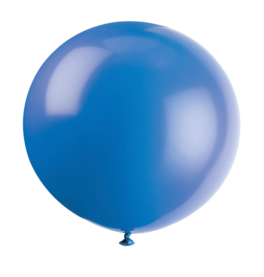 36" Standard Evening Blue Latex Balloons (6 Per Bag) – Bargain Balloons ...