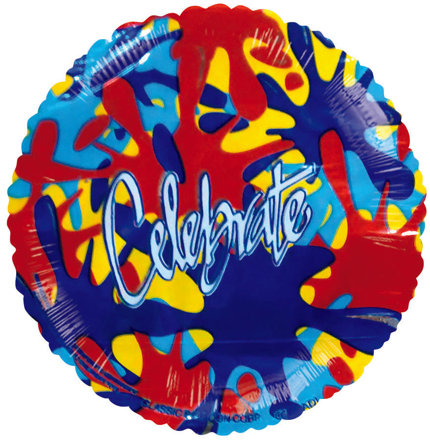 4" Airfill Only It's your Day! Celebrate Colour Splash Balloon ...