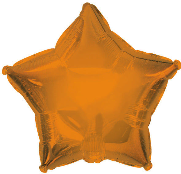 9" Airfill Only Orange Star Balloon – Bargain Balloons Canada
