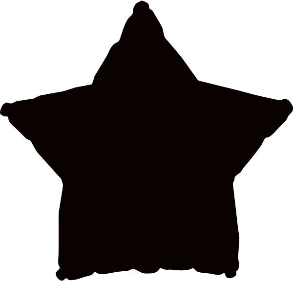 9" Airfill Only Black Star Balloon – Bargain Balloons Canada