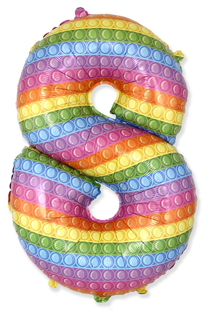 26" Inflated (32" Approx Uninflated) Flexmetal Medium Size Pop Number ...