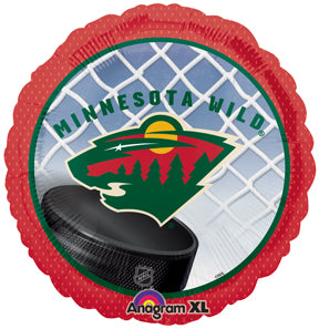 18" NHL Hockey Minnesota Wild Mylar Balloon – Bargain Balloons Canada
