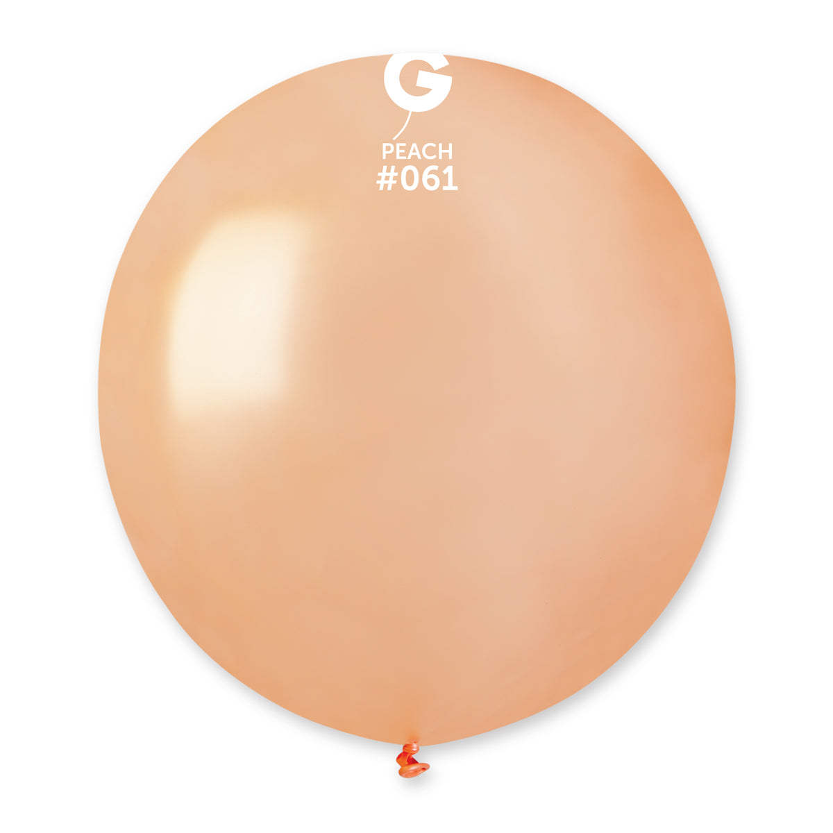 19" Gemar Latex Balloons (Bag of 25) Metallic Peach– Bargain Balloons ...