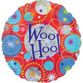 18" Holographic Woo Hoo! Happy Birthday Balloon – Bargain Balloons Canada