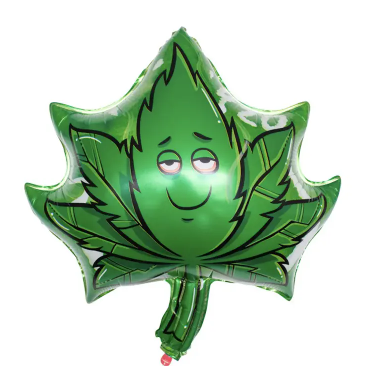 24" Weed Marijuana Leaf Foil Balloon - Party Decoration– Bargain ...